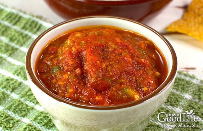 Grilled Tomato Salsa Recipe
