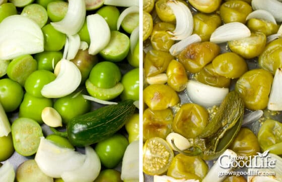 Roasted Tomatillo Salsa Verde Canning Recipe