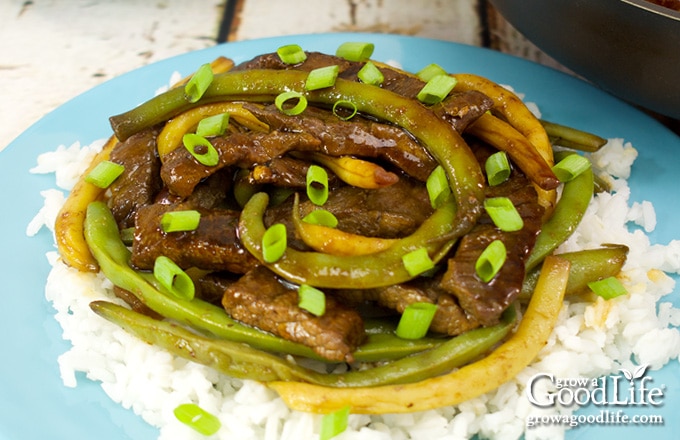Stir-Fried Beef with String Beans
