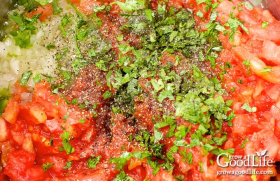 Tomato Jalapeño Salsa Canning Recipe