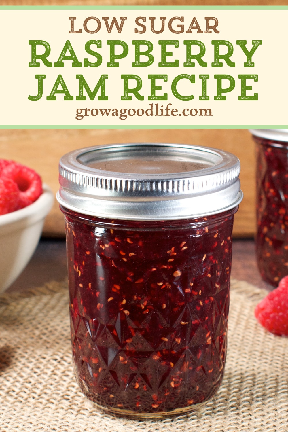 Low Sugar Raspberry Jam Recipe