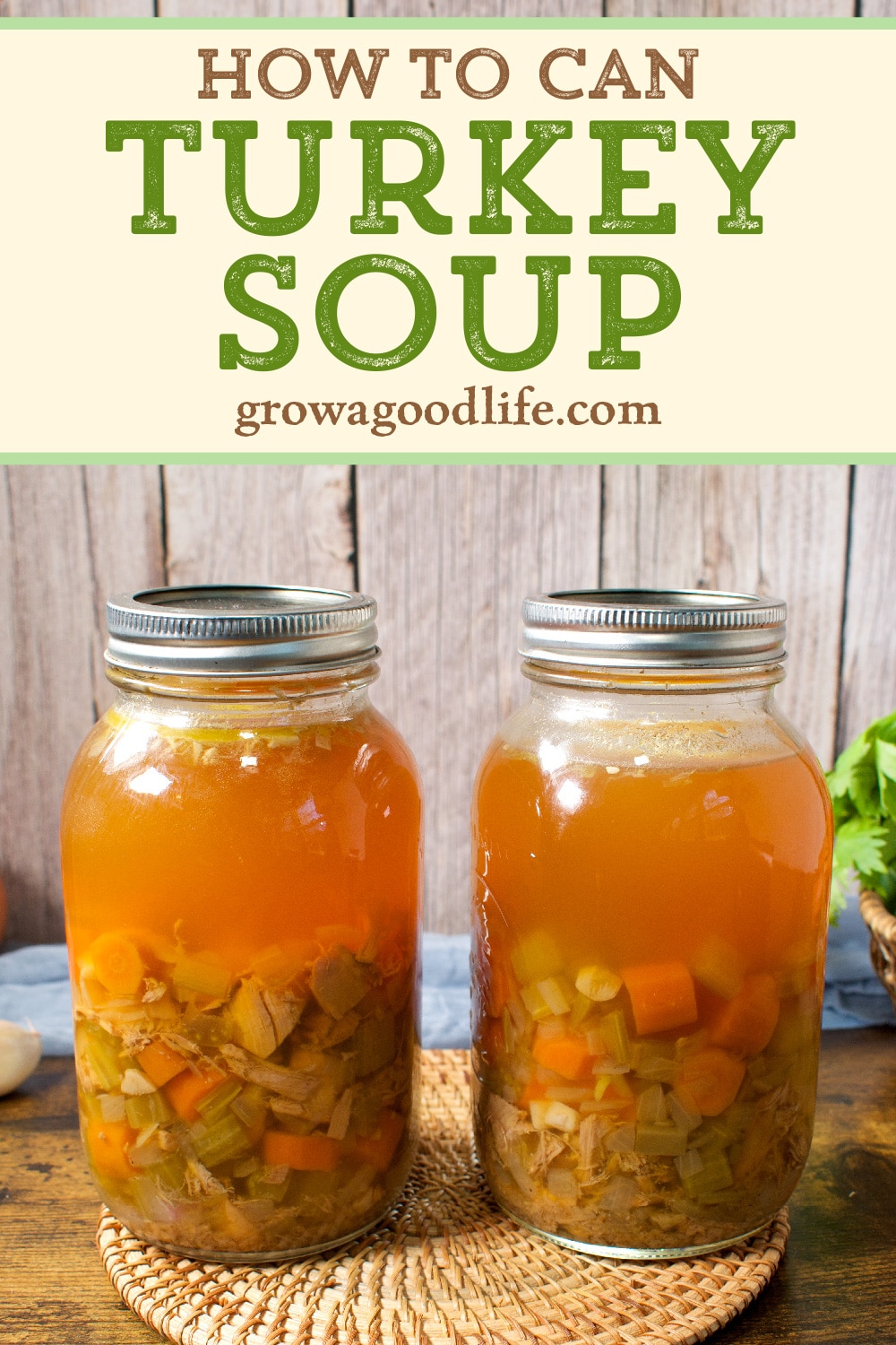 Turkey Soup Canning Recipe