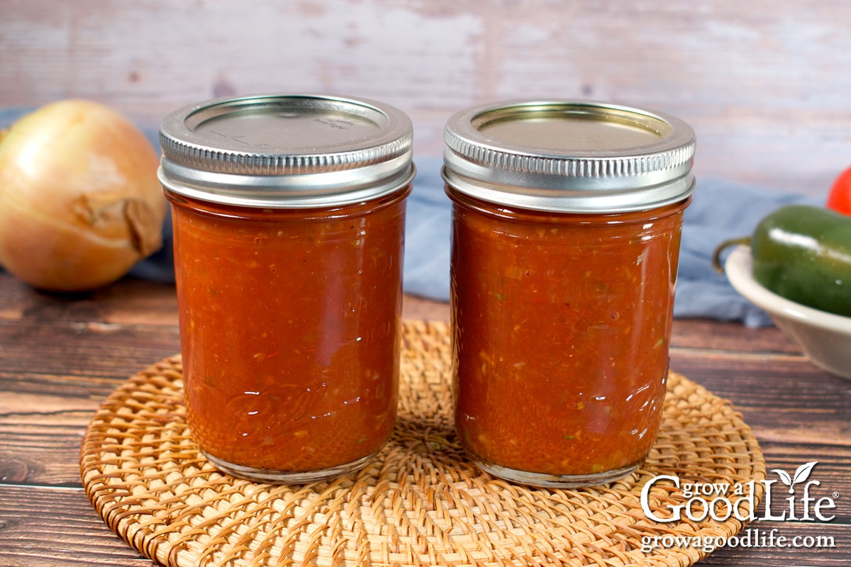Restaurant Style Salsa Canning Recipe